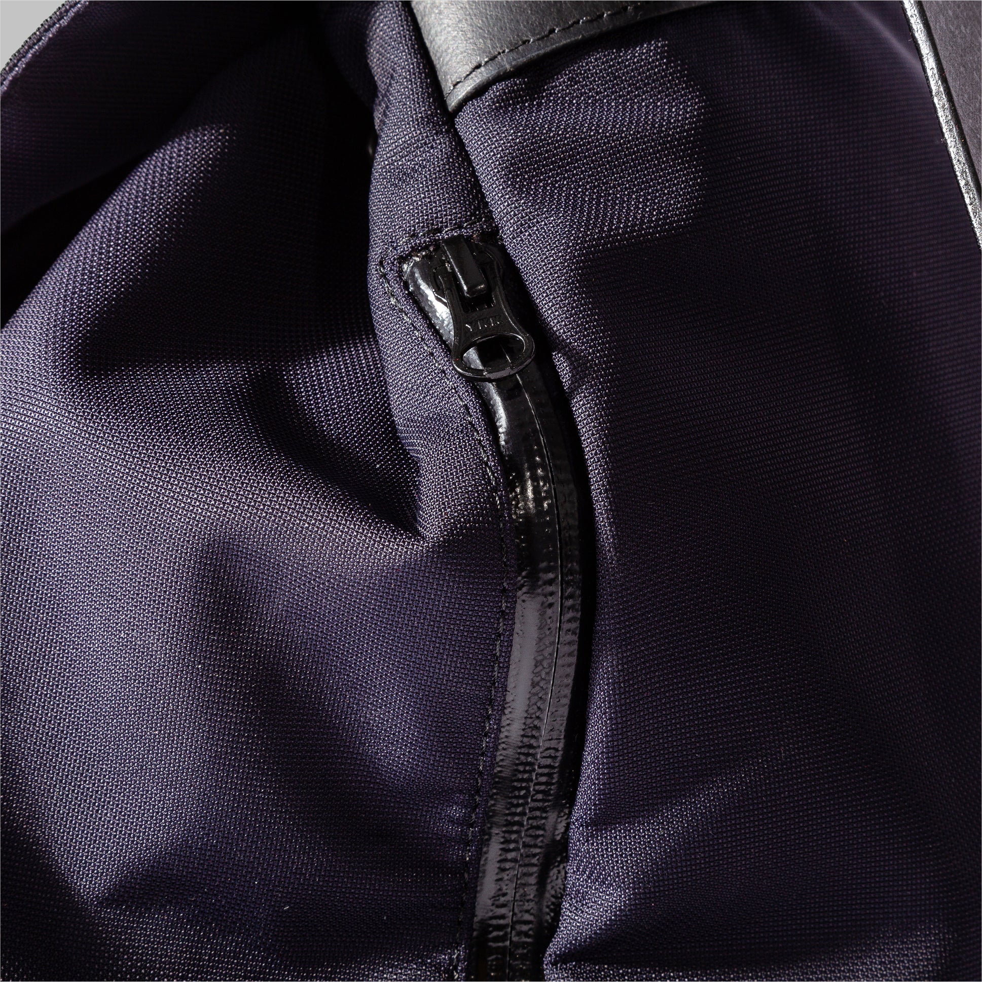 Weston | Womens Navy Nylon & Leather Rucksack | Thorndale, UK